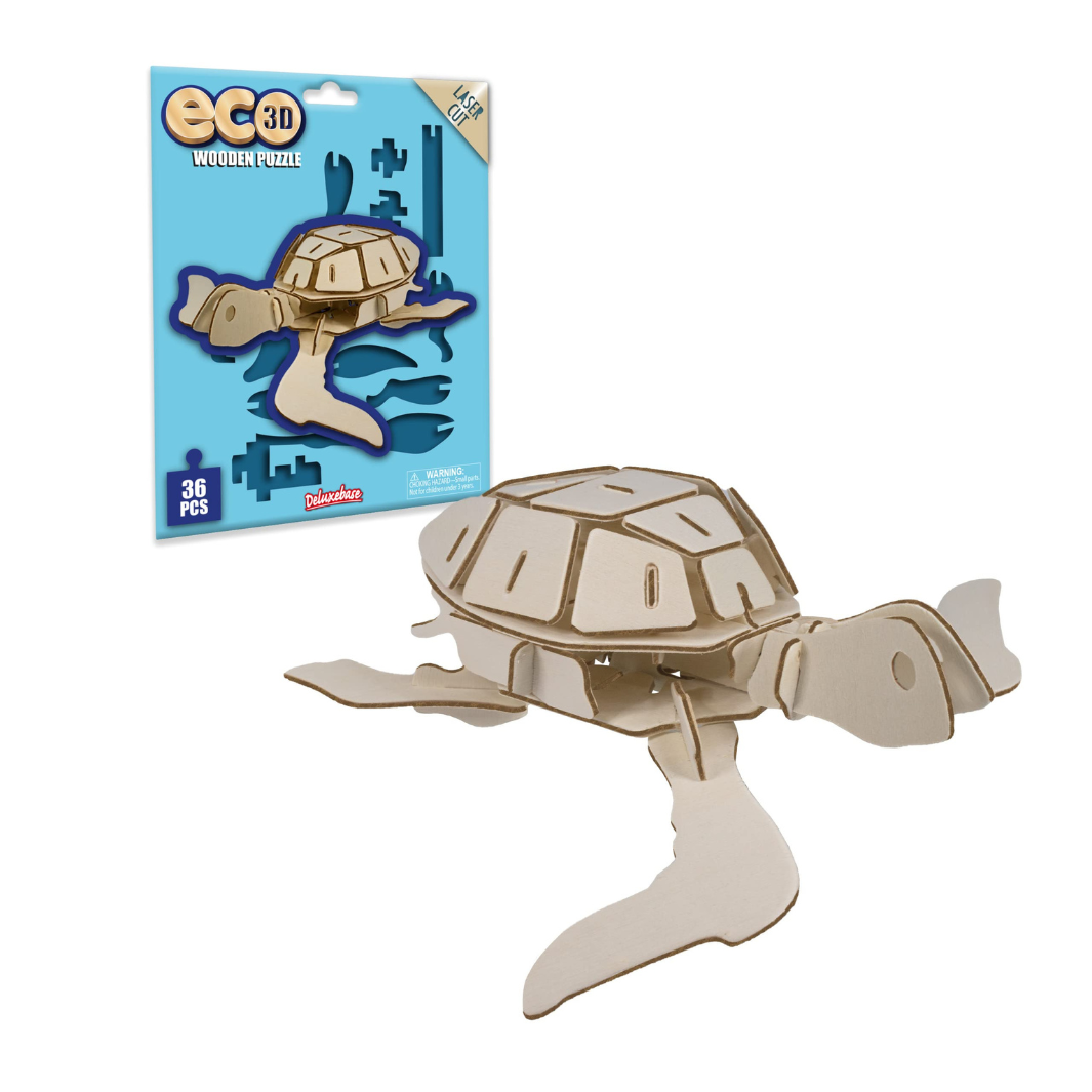 Eco 3-D Wooden Sea Turtle Puzzle – Turtle Central Gift Shop