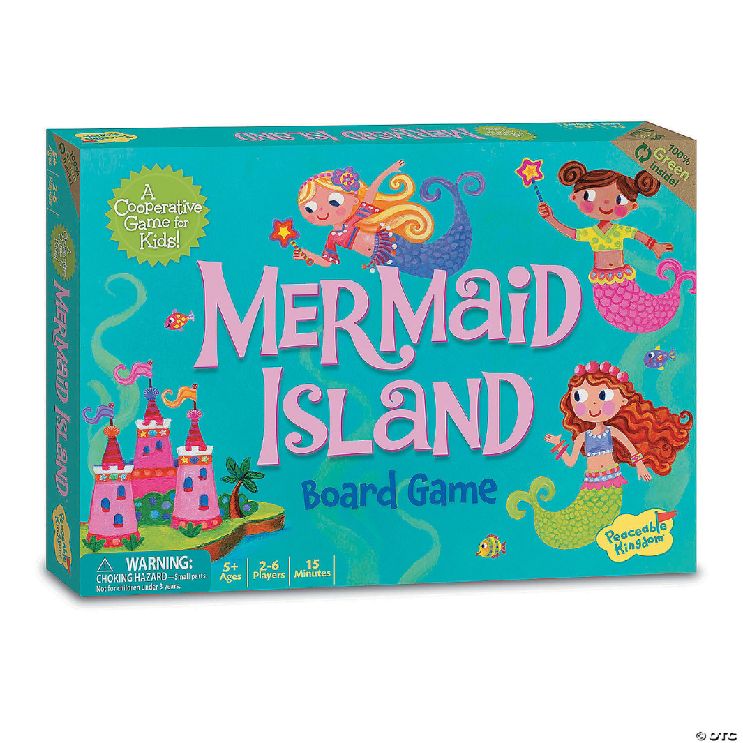 Mermaid Island Cooperative Board Game – Turtle Central Gift Shop