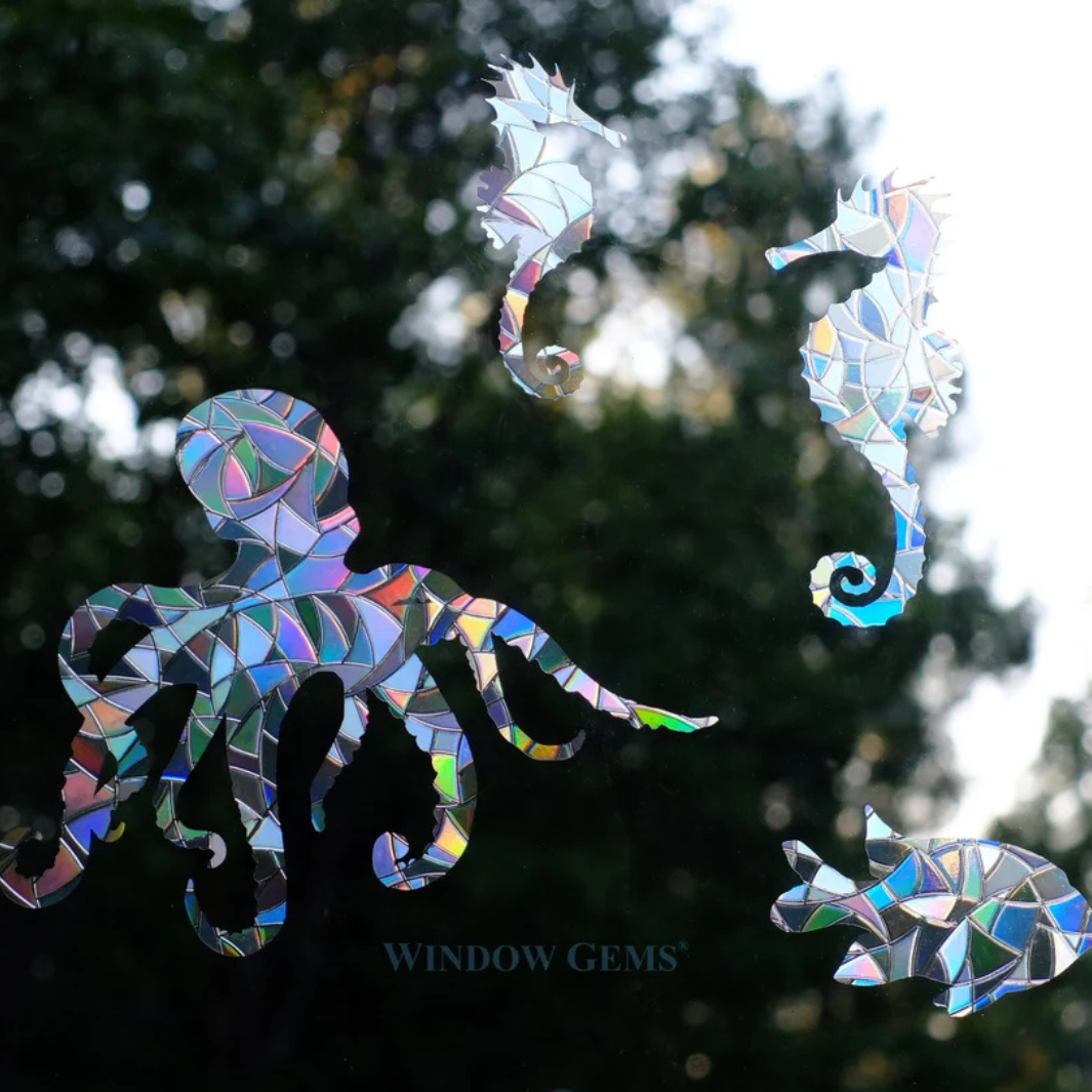 Ocean Creatures Window Gems – Turtle Central Gift Shop