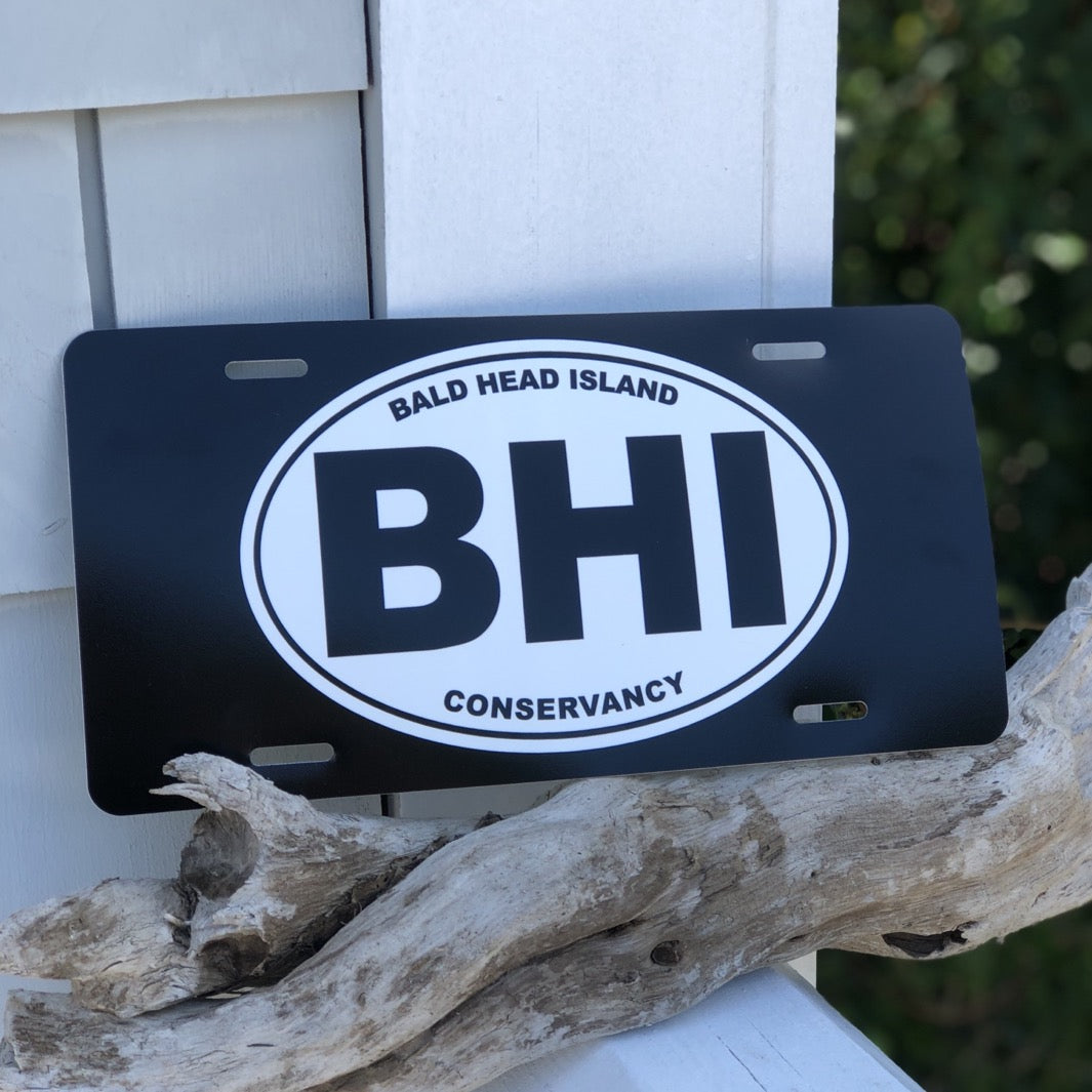 BHI Conservancy Oval License Plates – Turtle Central Gift Shop